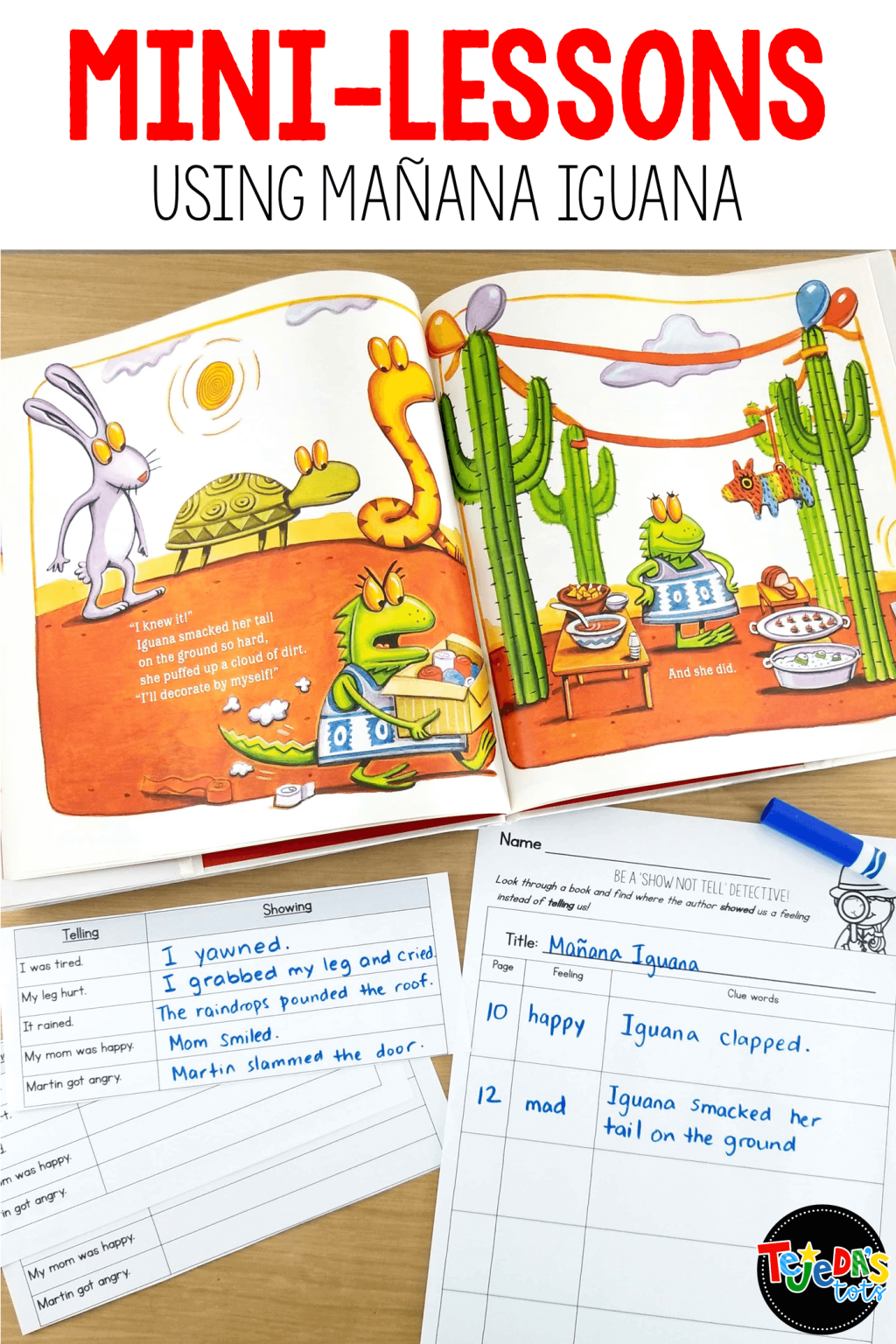 Mini-Lessons for Mañana Iguana - Tejeda's Tots