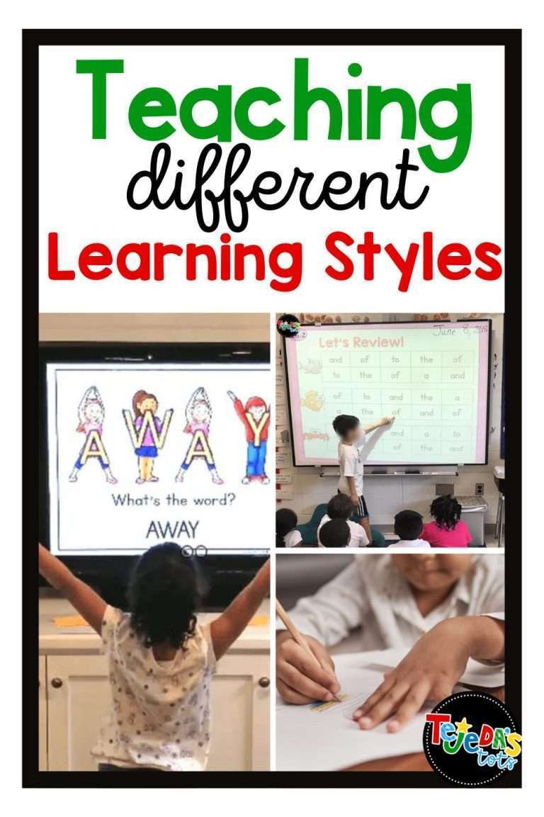 Strategies for Teaching Different Learning Styles