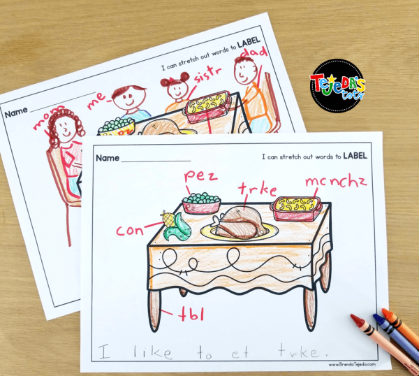 Helping Emergent Writers Stretch Out Words to Help With Spelling