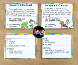 how to teach comparing and contrasting in reading
