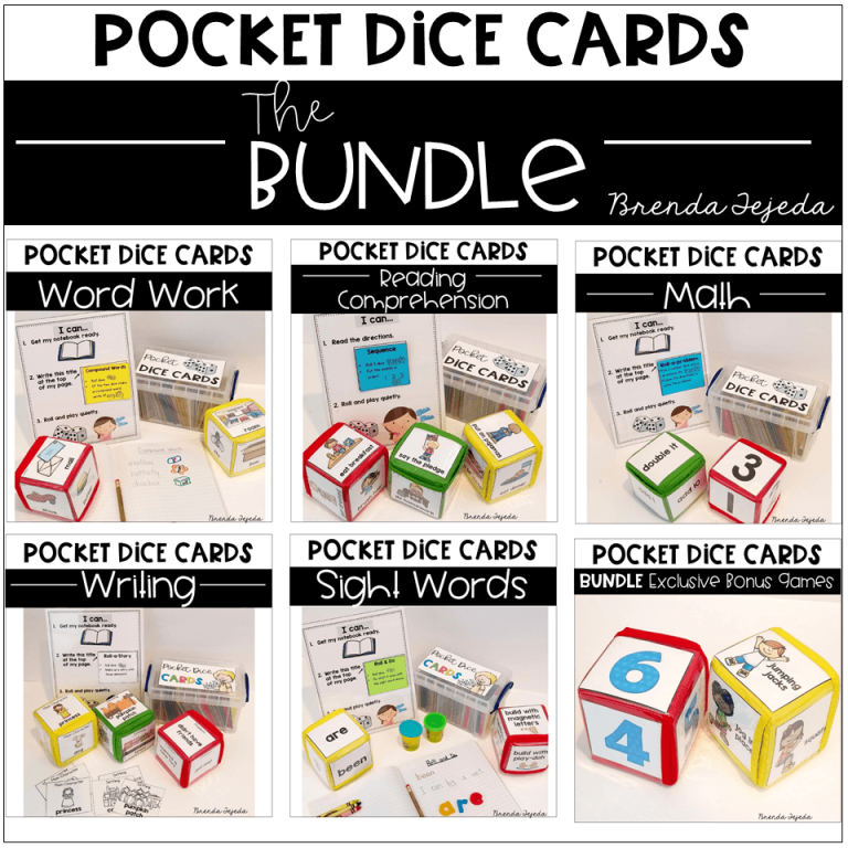 Pocket Dice Cards: The Bundle - Tejeda's Tots