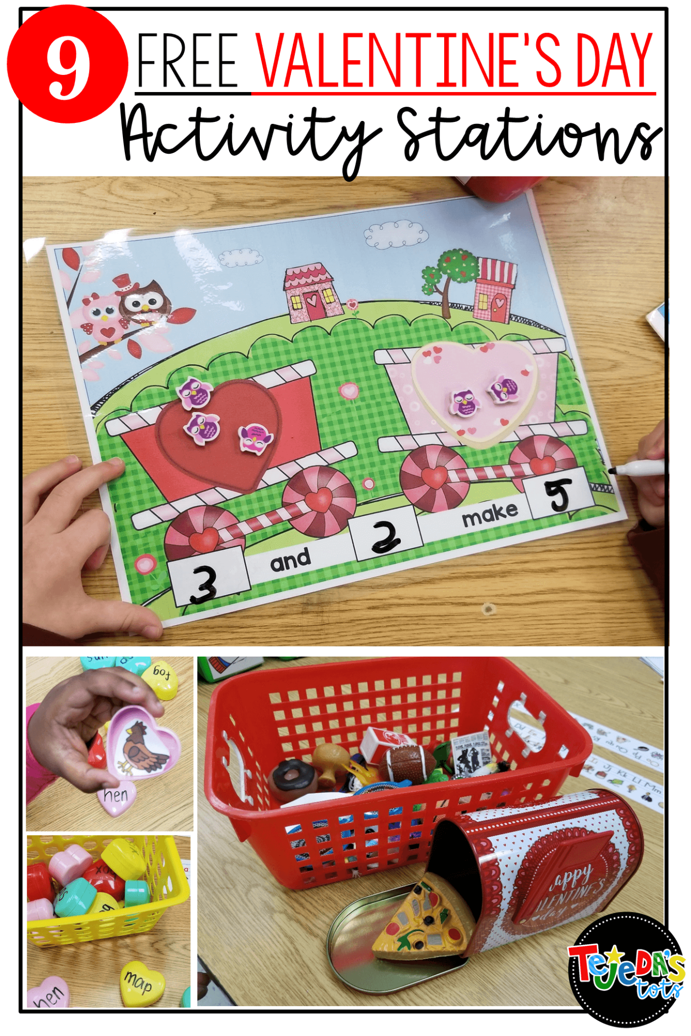 FREE Valentine's Day Centers