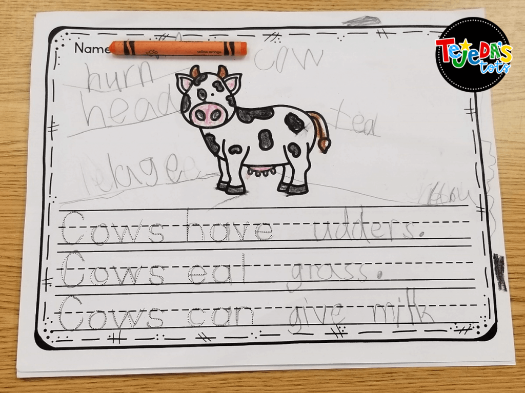 Farm Thematic Unit Activities and Centers for Learning Through Play