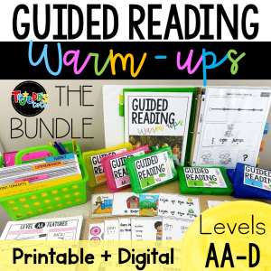 Guided Reading Warm-Ups Level AA-D - Tejeda's Tots