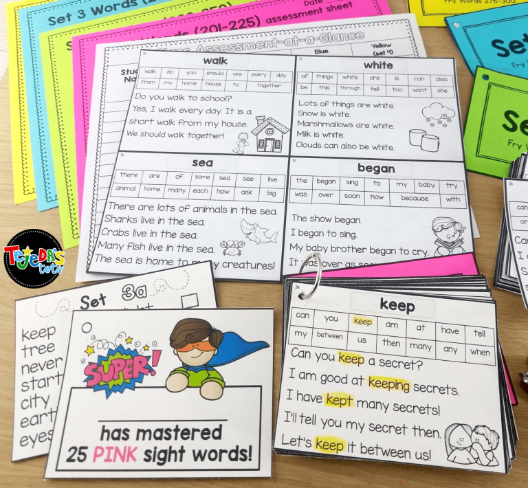 The Ultimate Sight Words Bundle- A Year-long Program! - Tejeda's Tots