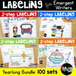 Labeling for Emergent Writers: Yearlong Bundle - Tejeda's Tots