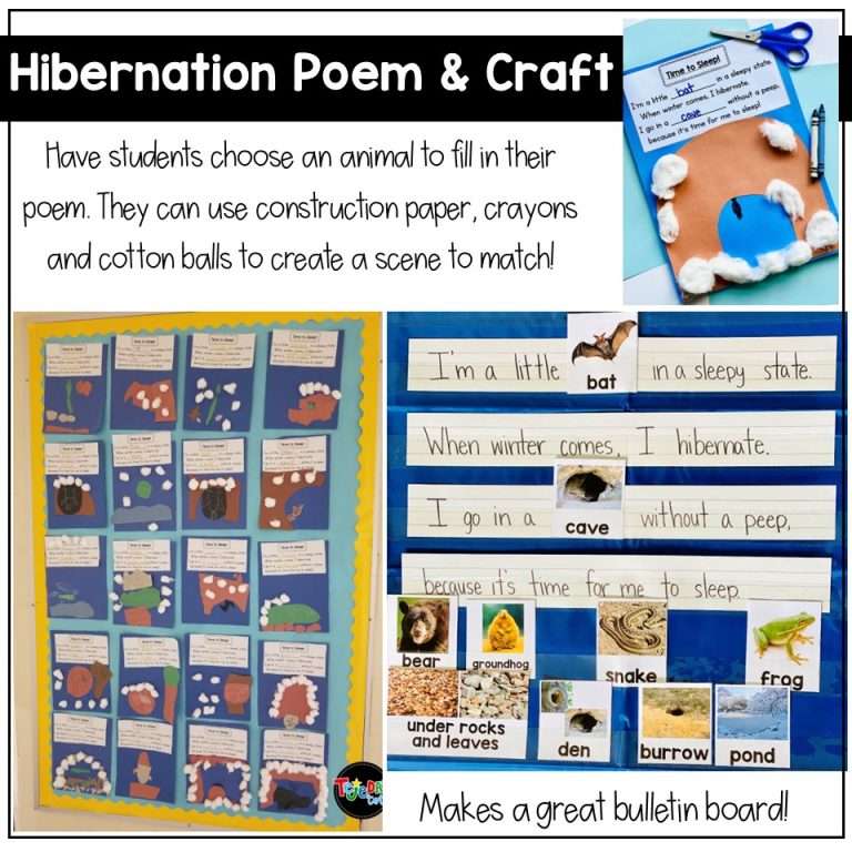 Animals in Winter: Hibernation Activities and Adaptation - Tejeda's Tots