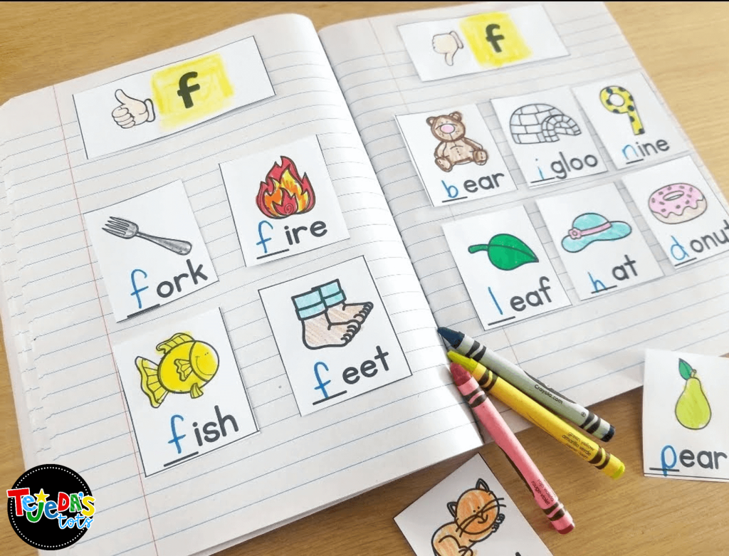 Phonics Word Works Sorts Interactive Notebook - Tejeda's Tots