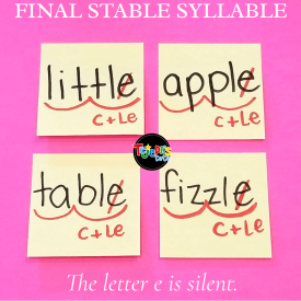 Tricks for Teaching Syllable Types and Division - Tejeda's Tots
