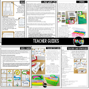Guided Reading Skill Warm-ups Bundle : Phonics Fluency and Reading ...