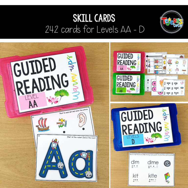 Guided Reading Skill Warm-ups Bundle : Phonics Fluency and Reading ...