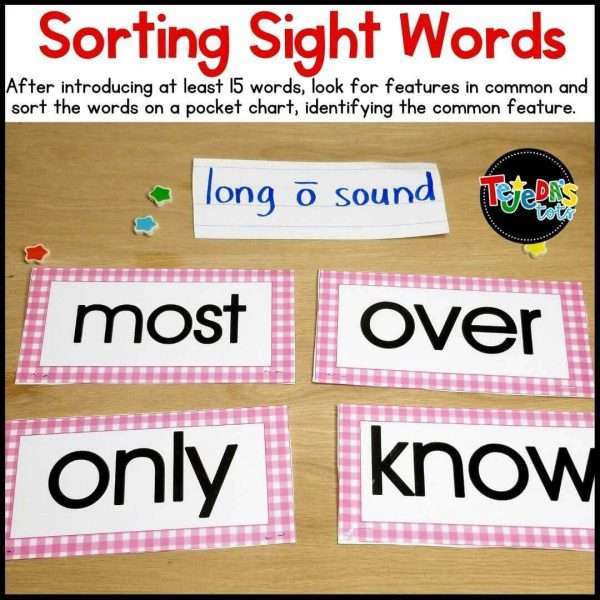 Phonics-Based Sight Word Activities - Tejeda's Tots