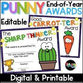 End of the Year Activities Bundle : Memory Book, Student Awards, Gift ...