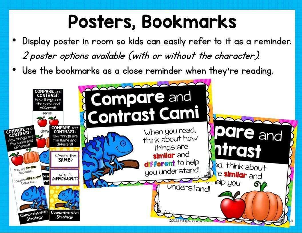 Compare And Contrast Poster