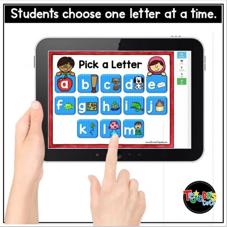 Alphabet BOOM Cards: Digital Phonics A-M - Tejeda's Tots
