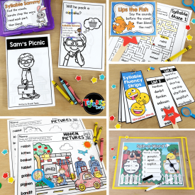 Syllable Division Reading Strategy: Syllable Sammy - Tejeda's Tots