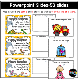 Flippy Dolphin Reading Strategy: Lesson Plan, Center, PowerPoint: CC ...