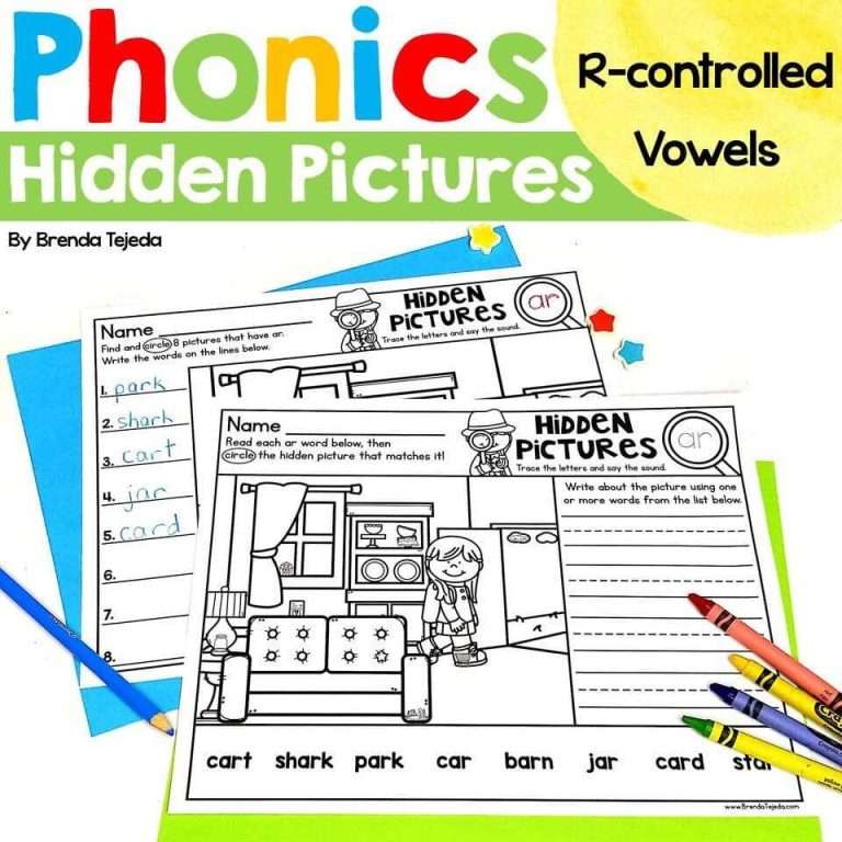 Phonics Hidden Pictures Bundle - Tejeda's Tots