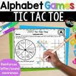 Alphabet Games: ABC Tic-Tac-Toe: Partner Game - Tejeda's Tots