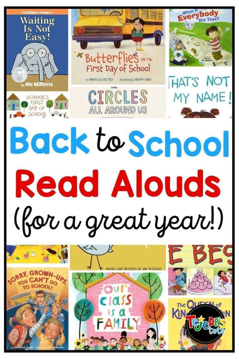 15 Read Alouds For The Beginning Of The Year - Tejeda's Tots