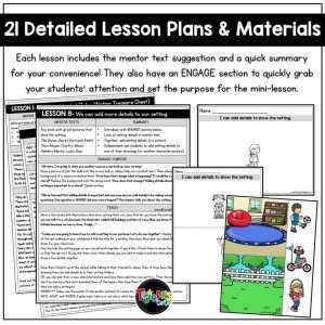Kindergarten Writing Unit 1: Drawing and Labeling - Tejeda's Tots