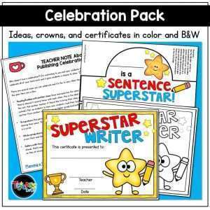 Kindergarten Writing Unit 2 - Sentences - Tejeda's Tots