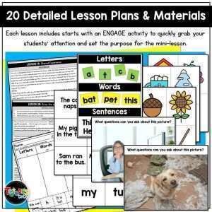 Kindergarten Writing Unit 2 - Sentences - Tejeda's Tots