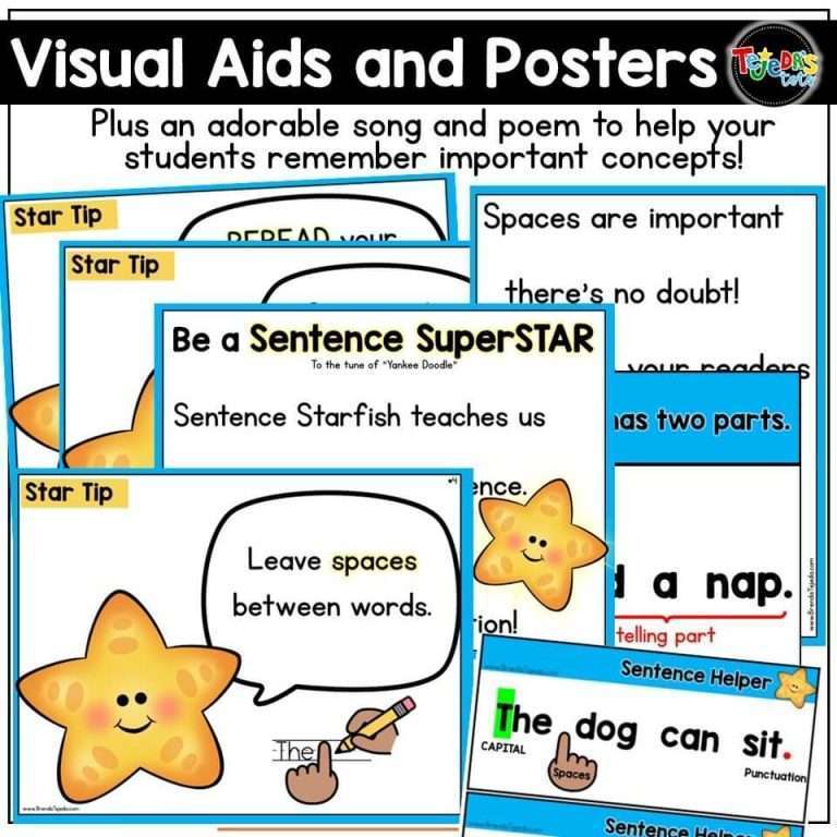 Kindergarten Writing Unit 2 - Sentences - Tejeda's Tots