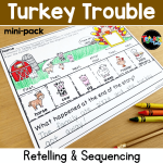 Turkey Trouble: Retelling and Sequencing Activities mini-pack - Tejeda ...