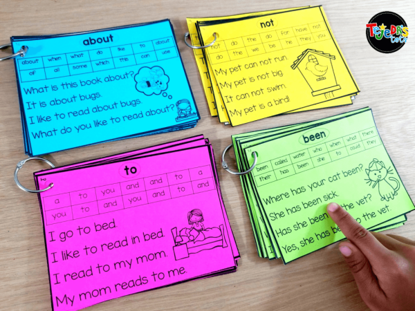 5 Exciting Ways TO USE SIGHT WORD FLUENCY FLASHCARDS - Tejeda's Tots