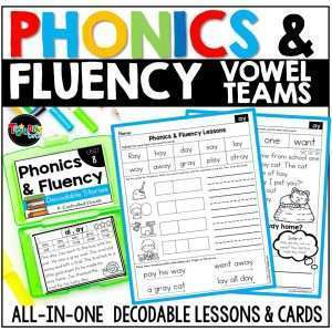 Vowel Teams Decodable Passages and Reading Lessons Science of Reading ...