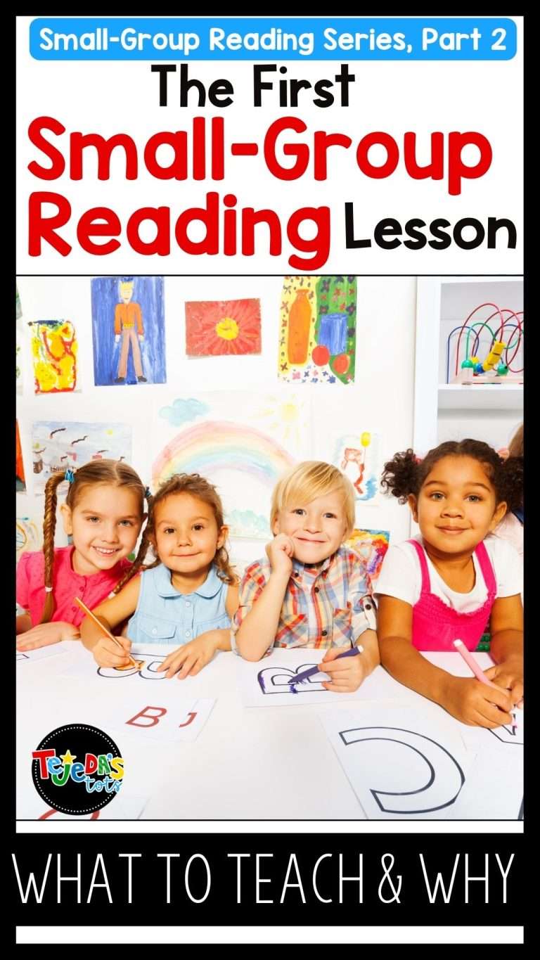 7 Steps For a Successful First Small Group Reading Session - Tejeda's Tots