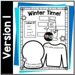 Winter Coloring Pages Activity Posters Kindergarten First Grade ...