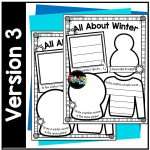 Winter Coloring Pages Activity Posters Kindergarten First Grade ...