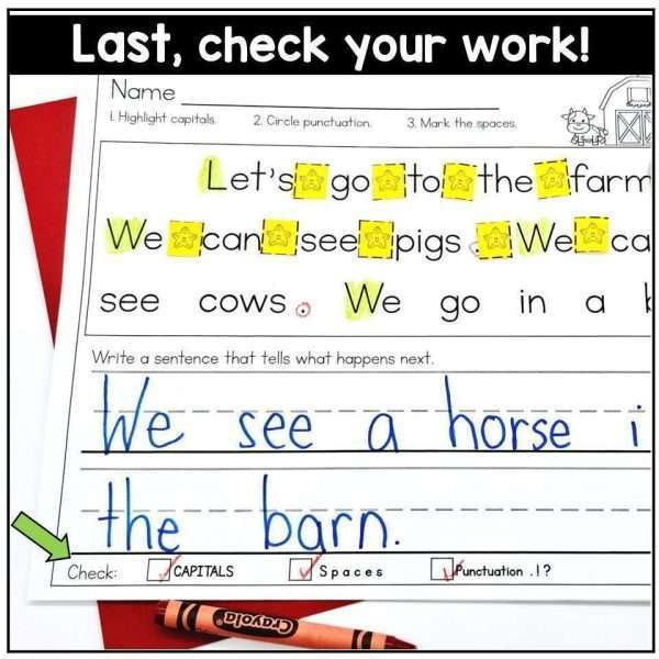 Capitalization and Punctuation Worksheets Sentence Editing and ...