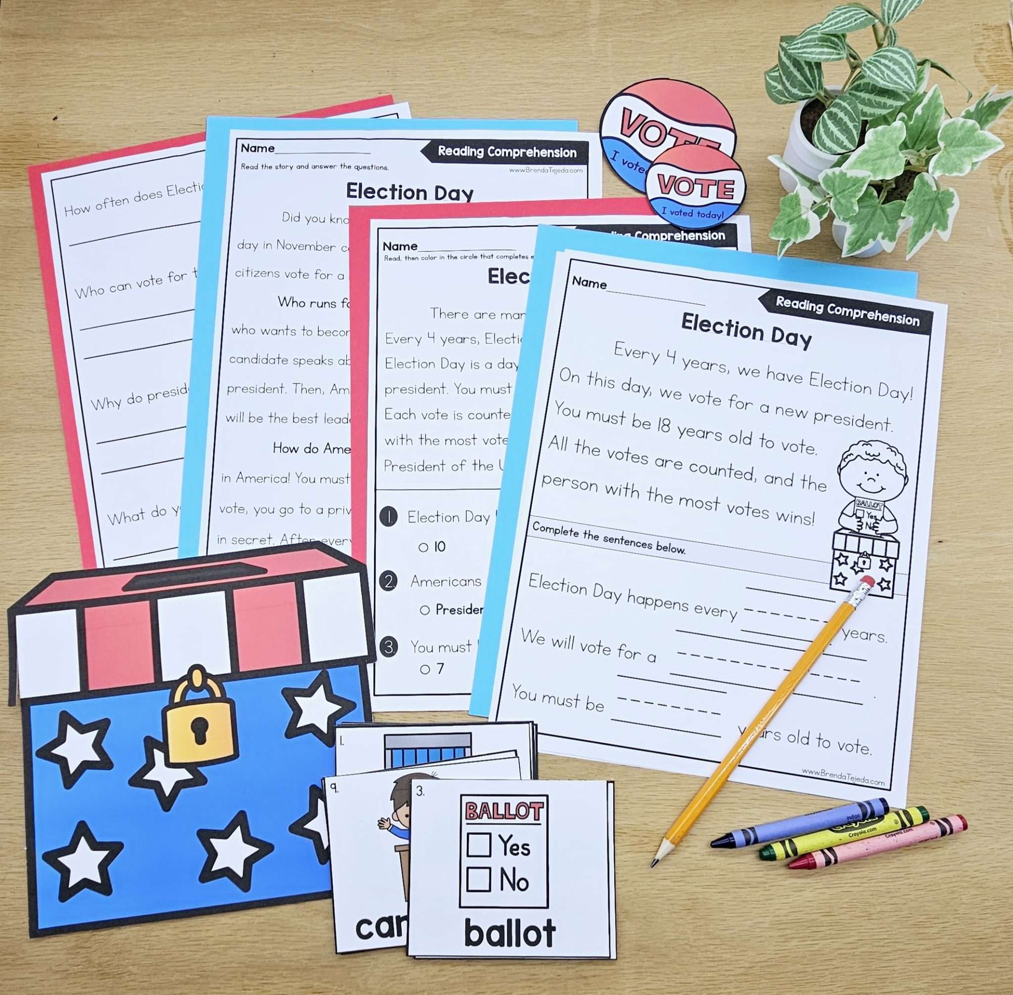 Election Day Activities for the Primary Classroom - Tejeda's Tots