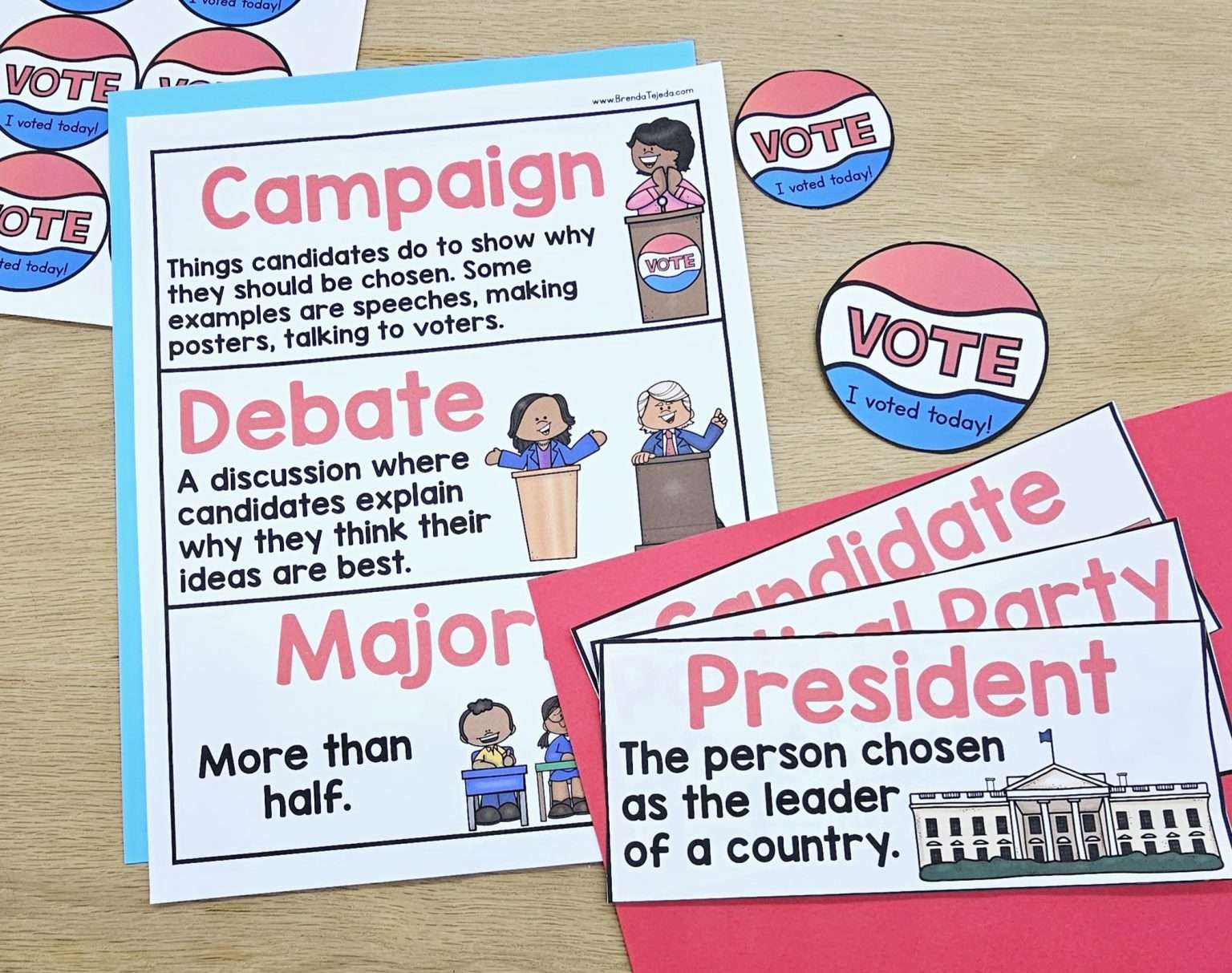 Election Day Activities for the Primary Classroom - Tejeda's Tots