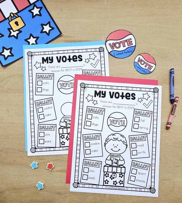 Election Day Activities for the Primary Classroom - Tejeda's Tots
