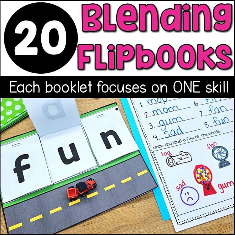 Blending Board Flipbooks for Building and Blending Words | Phonics ...