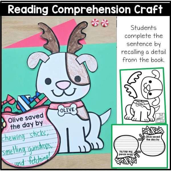 Olive the Other Reindeer Comprehension and Writing Mini-Pack - Tejeda's ...