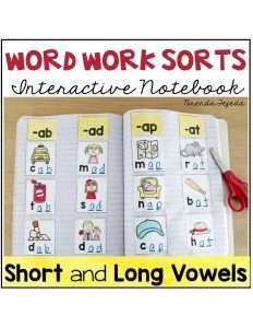 Phonics Word Works Sorts Interactive Notebook - Tejeda's Tots