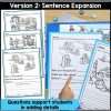 Picture Writing Prompts Writing Expanding Sentences - Tejeda's Tots